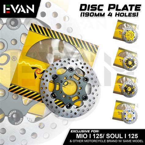 EVAN PH Front Disc Brake Rotor For Mio I125 Mio Soul I125 190MM 3 Holes