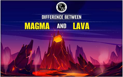 Differences Between Magma And Lava Definition Types