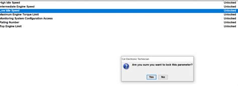 How To Access Parameter Lockout On Caterpillar Et Software Obd2ltd Blog