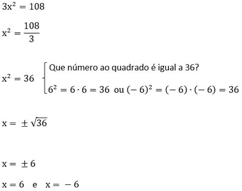 Espaço Matemática e Física Equações do grau do tipo ax² b
