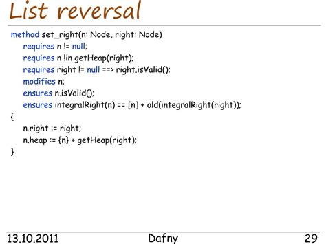 Ppt Using Automatic Program Verifier Dafny Powerpoint Presentation