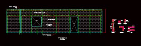 Cmu Wall Details Exterior Finish Cad Files Dwg Files