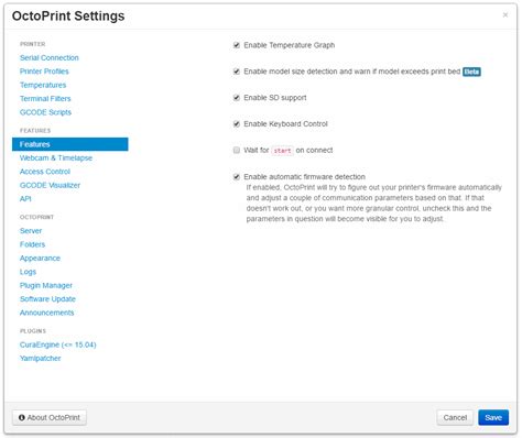 OctoPrint Org New Release Candidate 1 3 0rc2