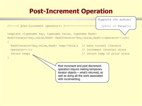 design of a hashtable and its iterators ppt download