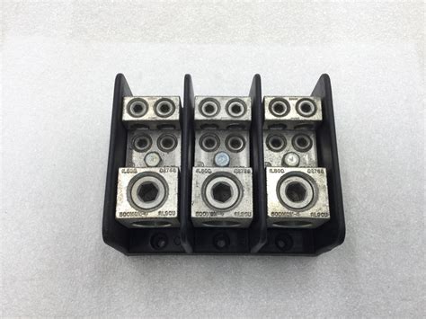 Ilsco Pdb 14 500 3 3 Pole Distribution Block 1 Port Line Side 4 Ports