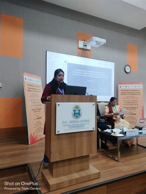 Drshweta Dewangan On Linkedin Paper Presentation At The 74th All India Commerce Conference