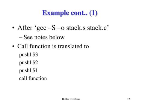 Ppt Buffer Overflow Powerpoint Presentation Free Download Id 360920