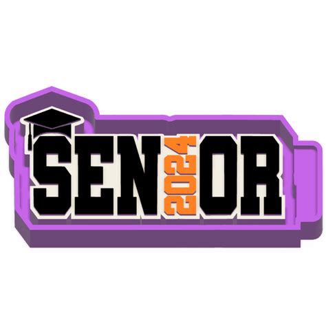 Senior 2024 Freshie Stl Mold Housing Mold2molds