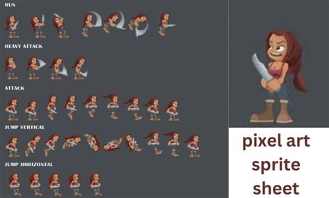 D Pixelanimation Erstellen Fnf Sprite Rpg Maker D Spritesheet Rpg Sprite