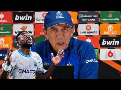 ELIM CDM 2026 OM vs ATALANTA LES ÉLOGES DE GASSET AU CAPITAINE DES