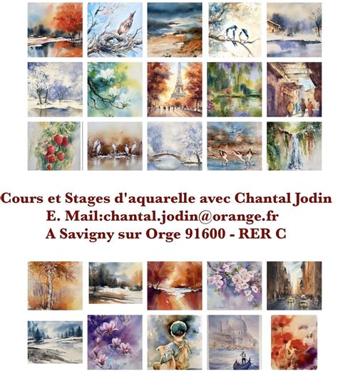 Chantal Jodin Aquarelles Galerie Photos En Ligne