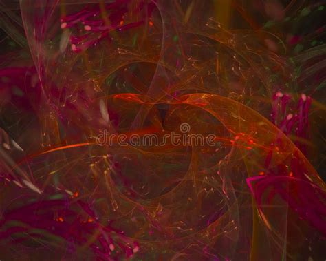 Abstract Digital Fractal Elegant Cover Card Chaos Futuristic Beautiful