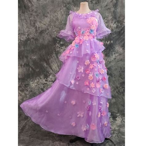 Encanto Isabela Madrigal Cosplay Costume Flower Dress Costume Ad