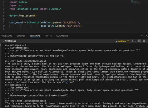 interacting with ollama with langchain python geektechstuff