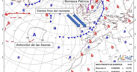 El Aviso De La Aemet Sobre La Borrasca Patricia Frío Y Viento Intenso Este Jueves Y Viernes