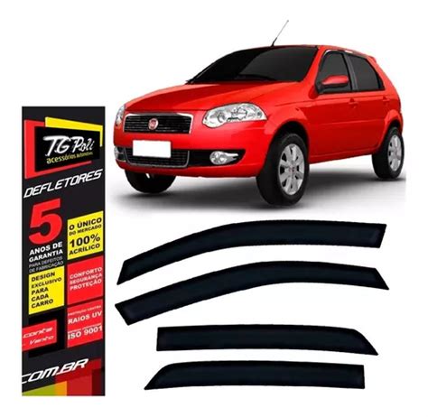 Calha De Chuva Fiat Palio A Portas Defletor MercadoLivre