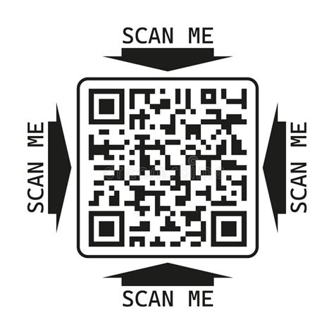 QR Code Vector Sample Vector QR Code For Smartphone Scanning Identity