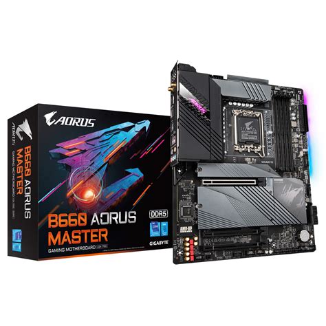 B660 Aorus Master Rev 1x Преимущества Материнские платы Gigabyte