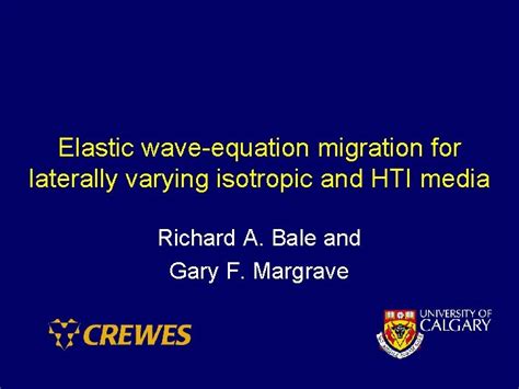 Elastic Waveequation Migration For Laterally Varying Isotropic And