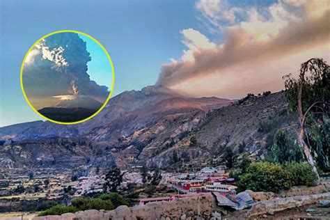 Volcán Ubinas Registra Fuerte Explosión Y Pone En Alerta A Moquegua