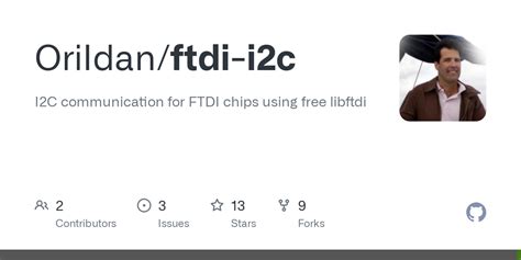 GitHub OriIdan Ftdi I2c I2C Communication For FTDI Chips Using Free Libftdi