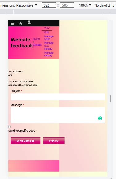 An Input Tag Overflows On A Mobile Device 3322386 Drupal Org