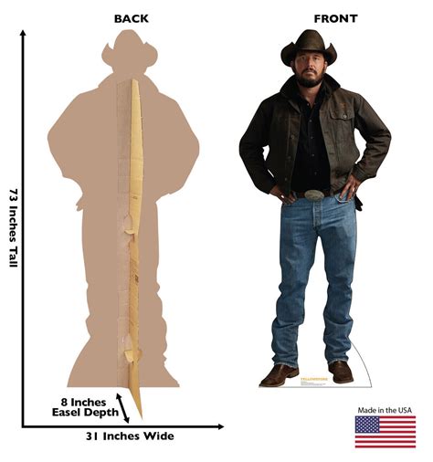 Yellowstone Rip Wheeler Cole Hauser Lifesize Cardboard Standup Standee
