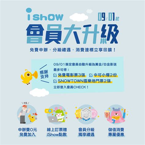 【威秀影城ishow會員大升級】 馬上登入拿免費電影票🎁 Mitsui Outlet Park 林口