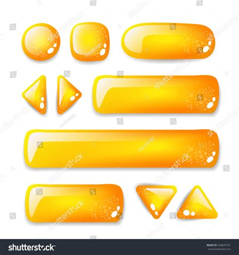 Vector Ui Kit Buttons Mobile Casual Stock Vector Royalty Free Shutterstock