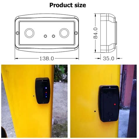 new type easy to install radar vehicle detector barrier sense