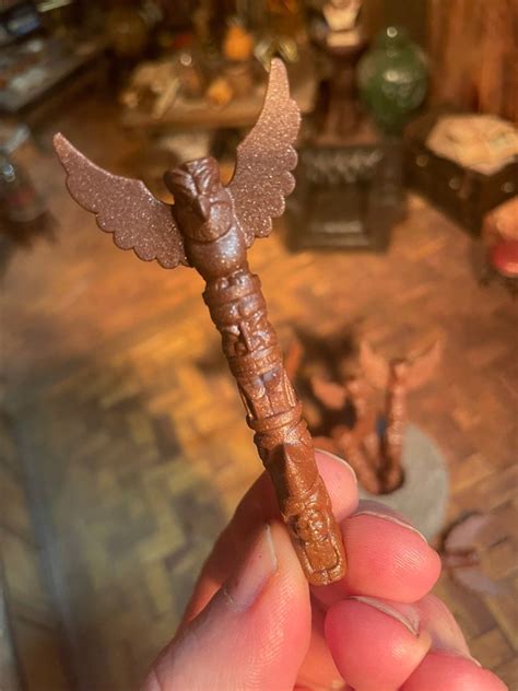 Lost Miniatures Totem Pole 112th Scale Rust Brown Etsy