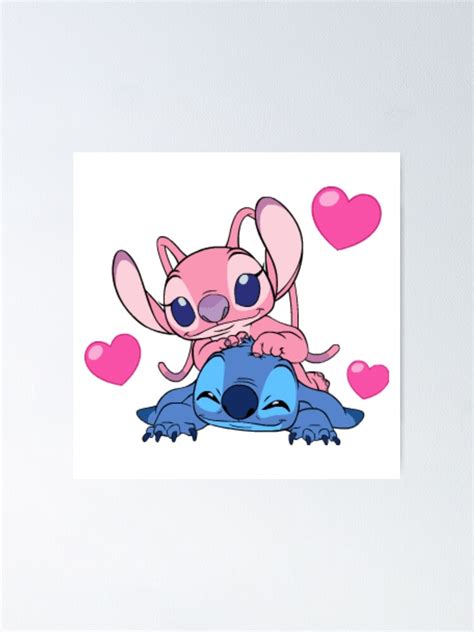Poster For Sale Mit Kopie Von Stitch Angel Von CRYSTAL Store