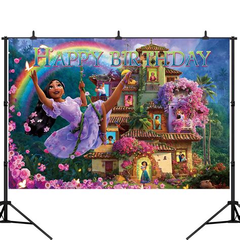 Buy Encanto Birthday Party Supplies Encanto Backdrop Magic Movie Happy