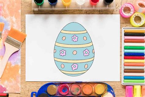نقاشی تخم مرغ رنگی برای سفره هفت‌سین