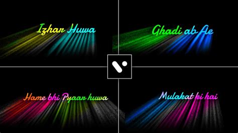New Style Lyrics Video Editing In Vita App Trending Lyrics Video