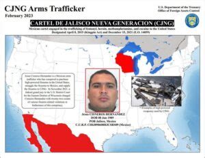 EEUU Sanciona A Contrabandista De Armas Del Cartel Mexicano Jalisco