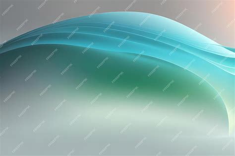 Premium Ai Image Abstract Background With Gentle Curves And Soothing Color Gradients Creating