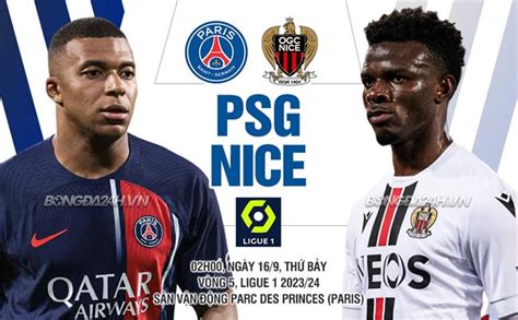 Kết quả PSG vs Nice VĐQG Pháp Ligue 1 2023 24 hôm nay