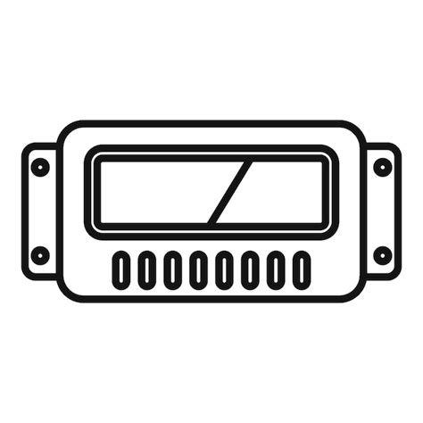 Premium Vector Solar Panel Controller Icon Outline Vector Power Wall