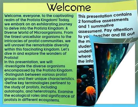 Protista Kingdom Ppt And Notes By Maggies Files Tpt
