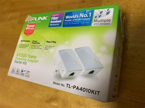 Tp Link Av500 Nano Powerline Adapter Starter Kit Computers And Tech