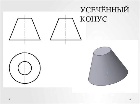 Как нарисовать усеченный конус 17 фото