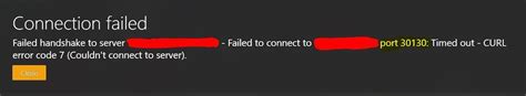 FiveM CURL Error Code Failed Handshake To Server FiveM Client Support Cfx Re Community