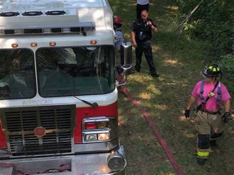 Jacksonville Area Firefighters On The Scene Of A Brush Fire Wcti