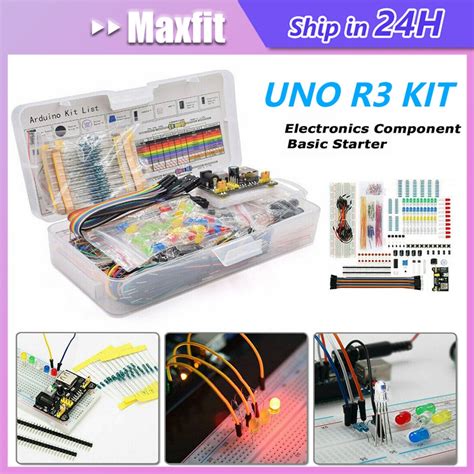 Jual Arduino Uno R3 Starter Kit Paket Lengkap Belajar Compatible 2 Kabel Jumper Murah Shopee