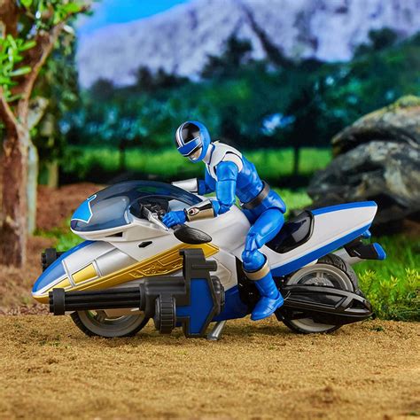 Lightning Collection Blue Time Force Ranger And Vector Cycle Deluxe