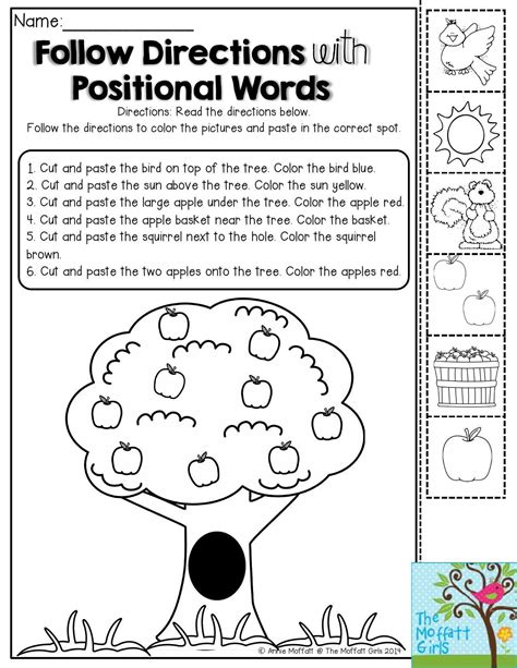 Following Instructions Worksheet Grade 2