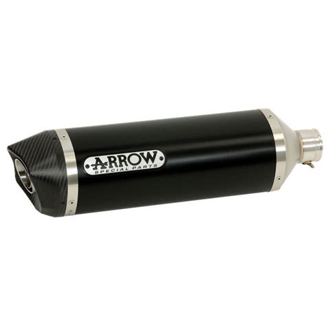 Escape Aluminio Negro Fondo Carbono Arrow Honda CrossRunner800 2015