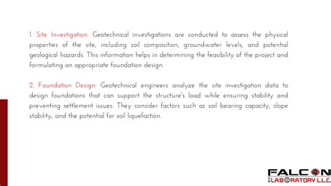 Ppt The Importance Of Geotechnical Services Building On A Solid