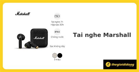 Tai Nghe Bluetooth Marshall Ch Nh H Ng Gi R Ch T L Ng A D Ng M U M